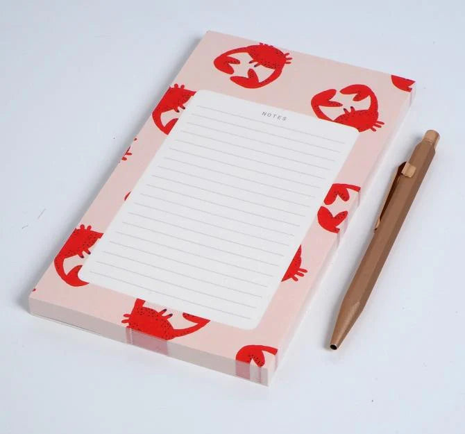 Season Paper Collection Crabes Block Notepad