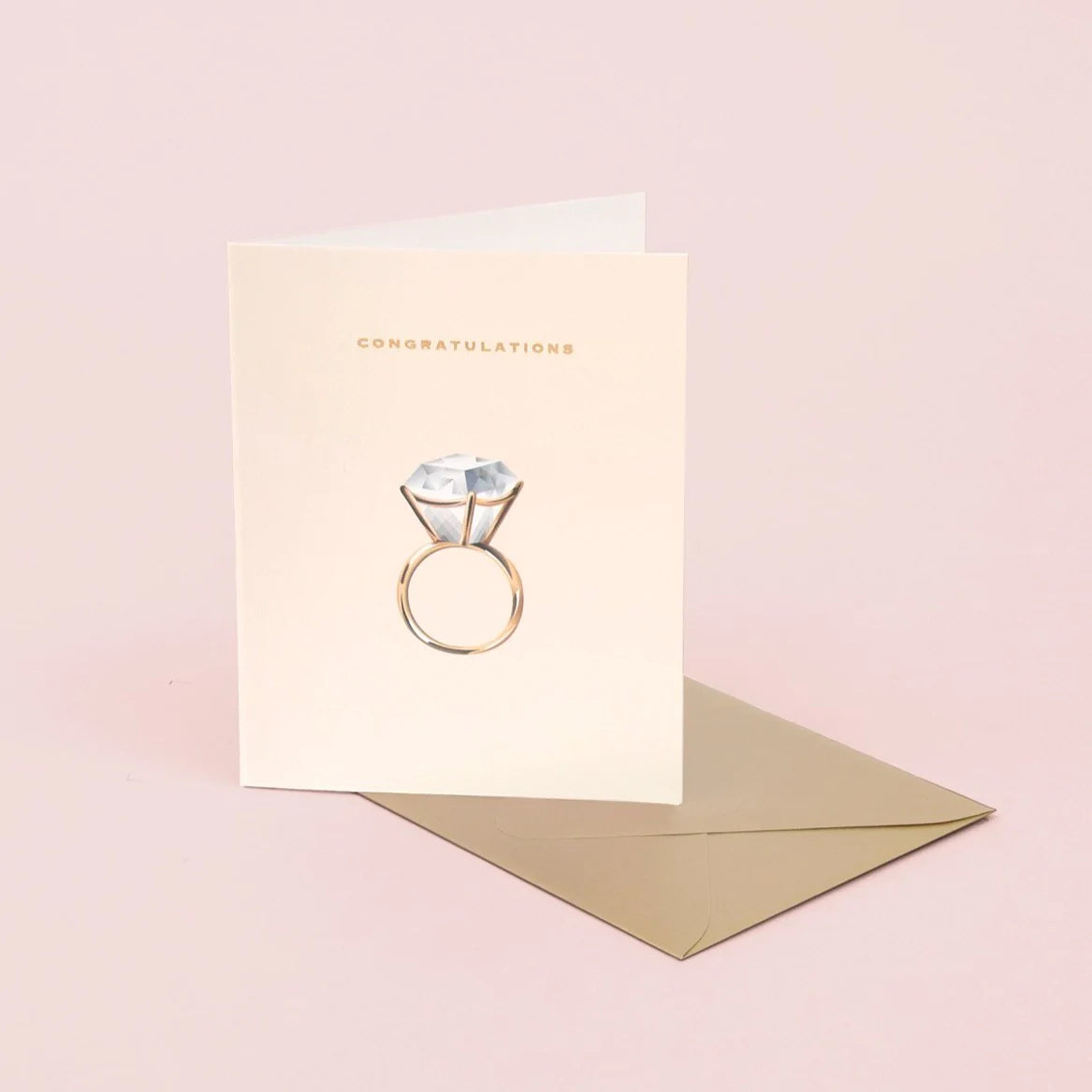 Diamond Ring Congratulations Card