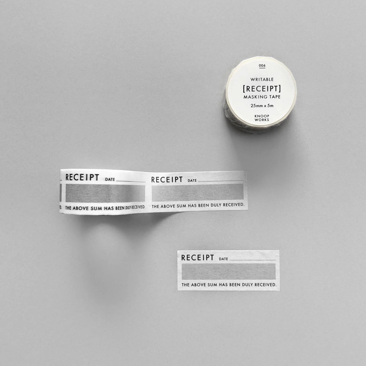 Knoop Works Receipt Washi Tape