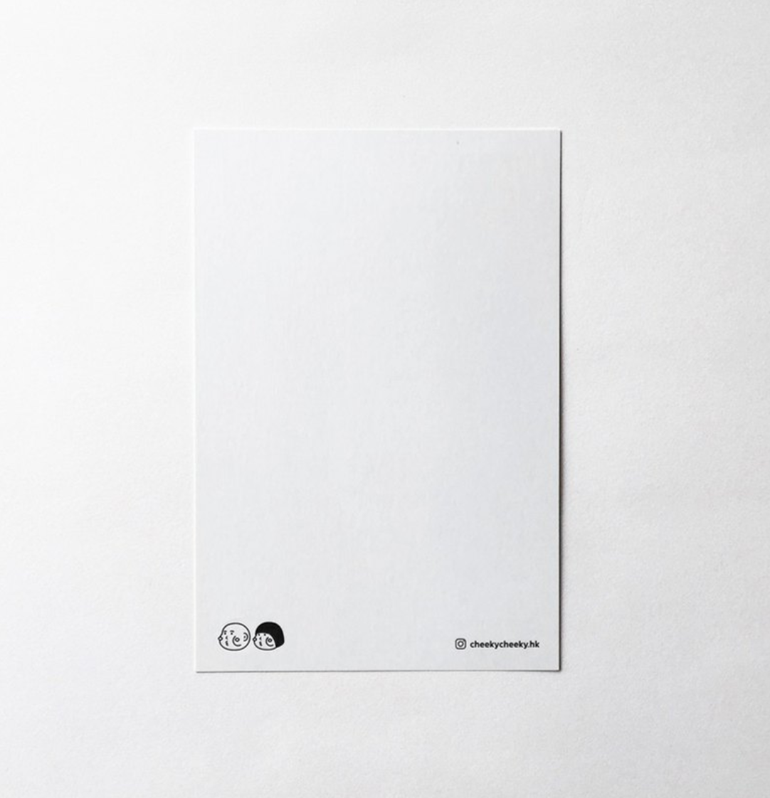 Cheeky Cheeky | 請你吃豬手 Cheeky Thanks 燙金感謝卡